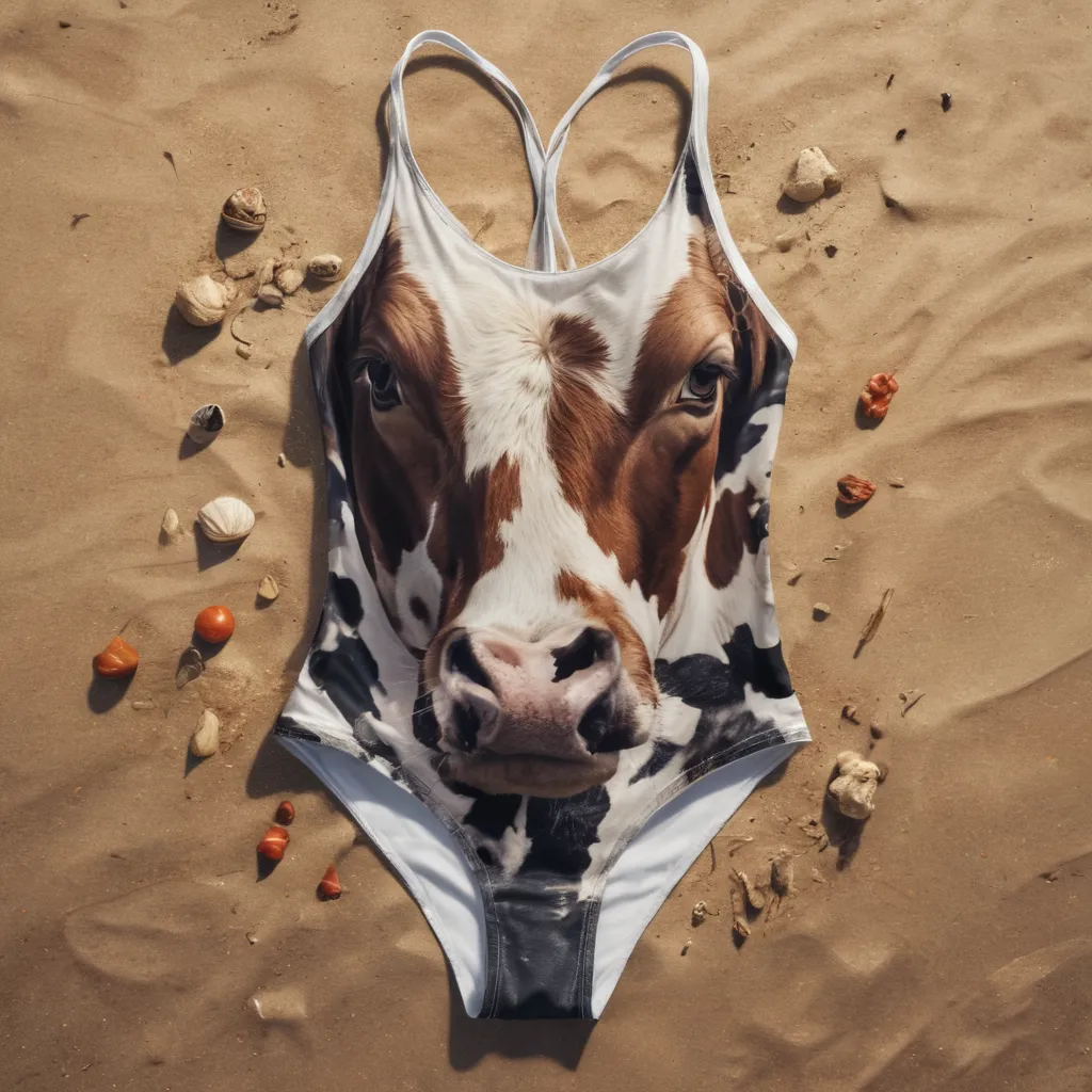 Exploring the Cow One Piece Swimsuit Trend