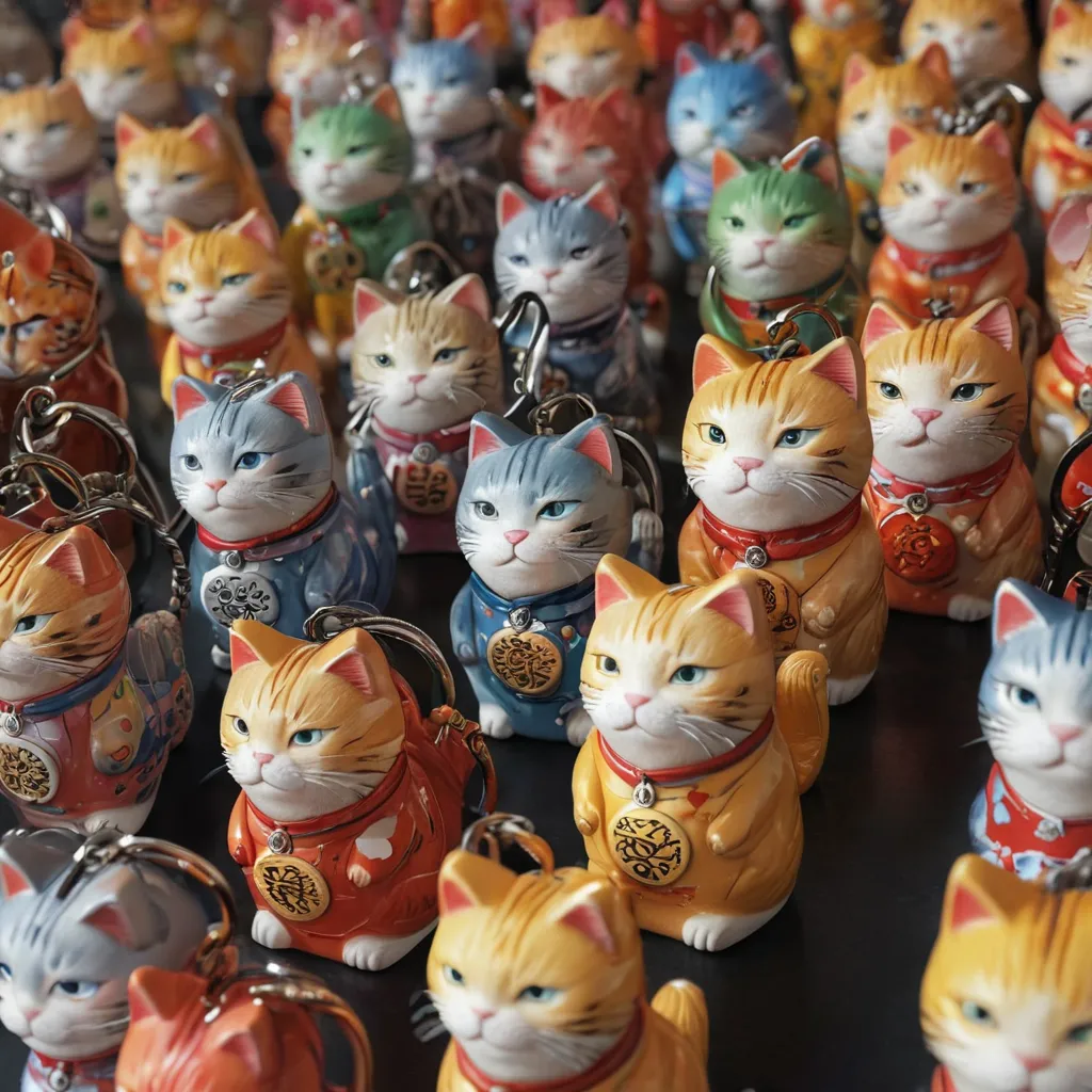 Cultural Significance and Fashion of Lucky Cat Keychains