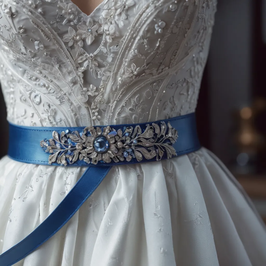 The Blue Bridal Belt: A Chic Touch for Weddings